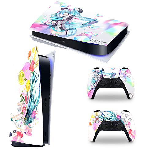 Singer Japan - PS5 Standard Edition Skin Console - PS5 Standard Edition Controller Skin Cover Vinyl Decal Protective