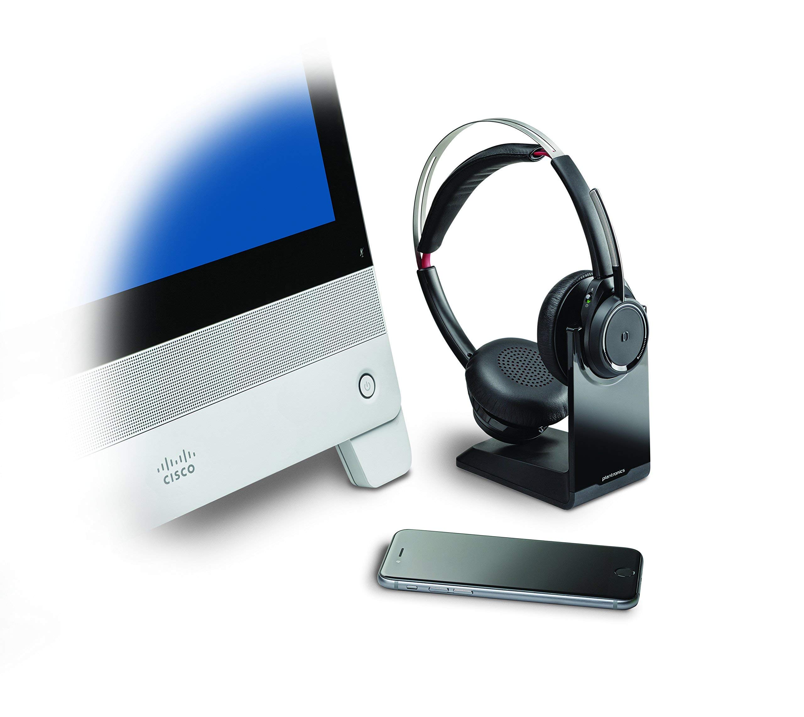 Plantronics Voyager Focus UC Bluetooth USB B825 202652-01 Headset (Renewed)