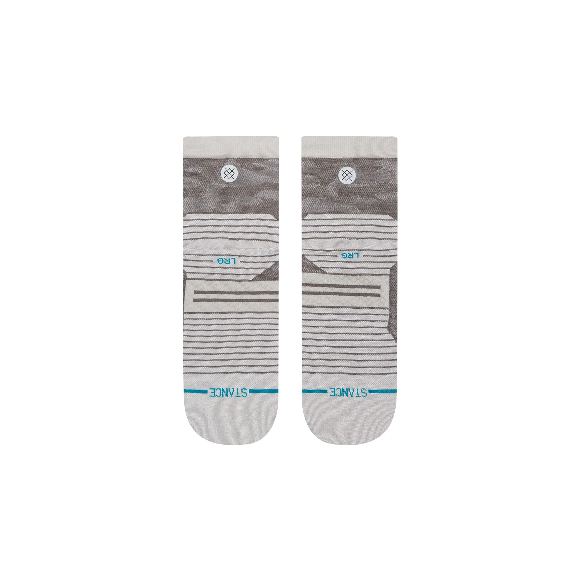 Stance Klicks Qtr Quarter Socks (Medium, Dark Grey)