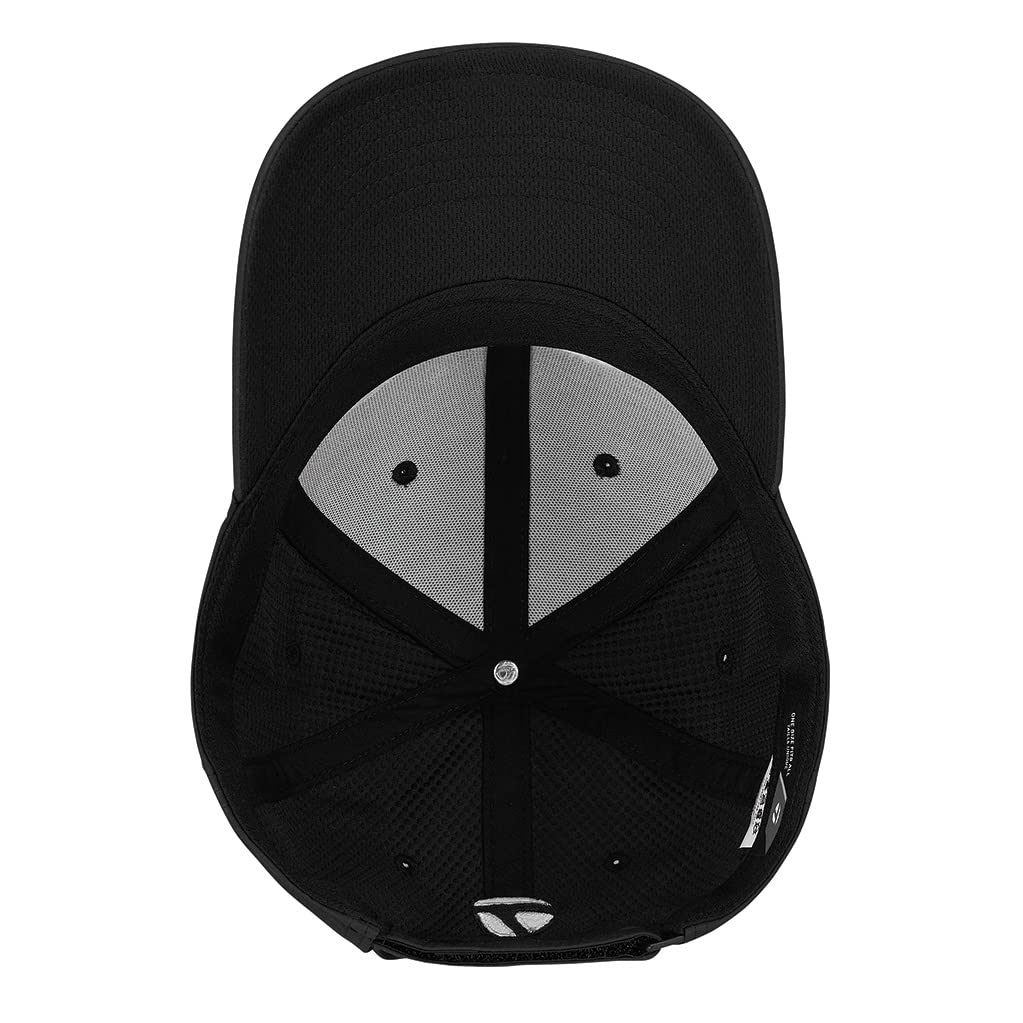 TaylorMade Golf Standard Tour Radar Hat, Black, Medium