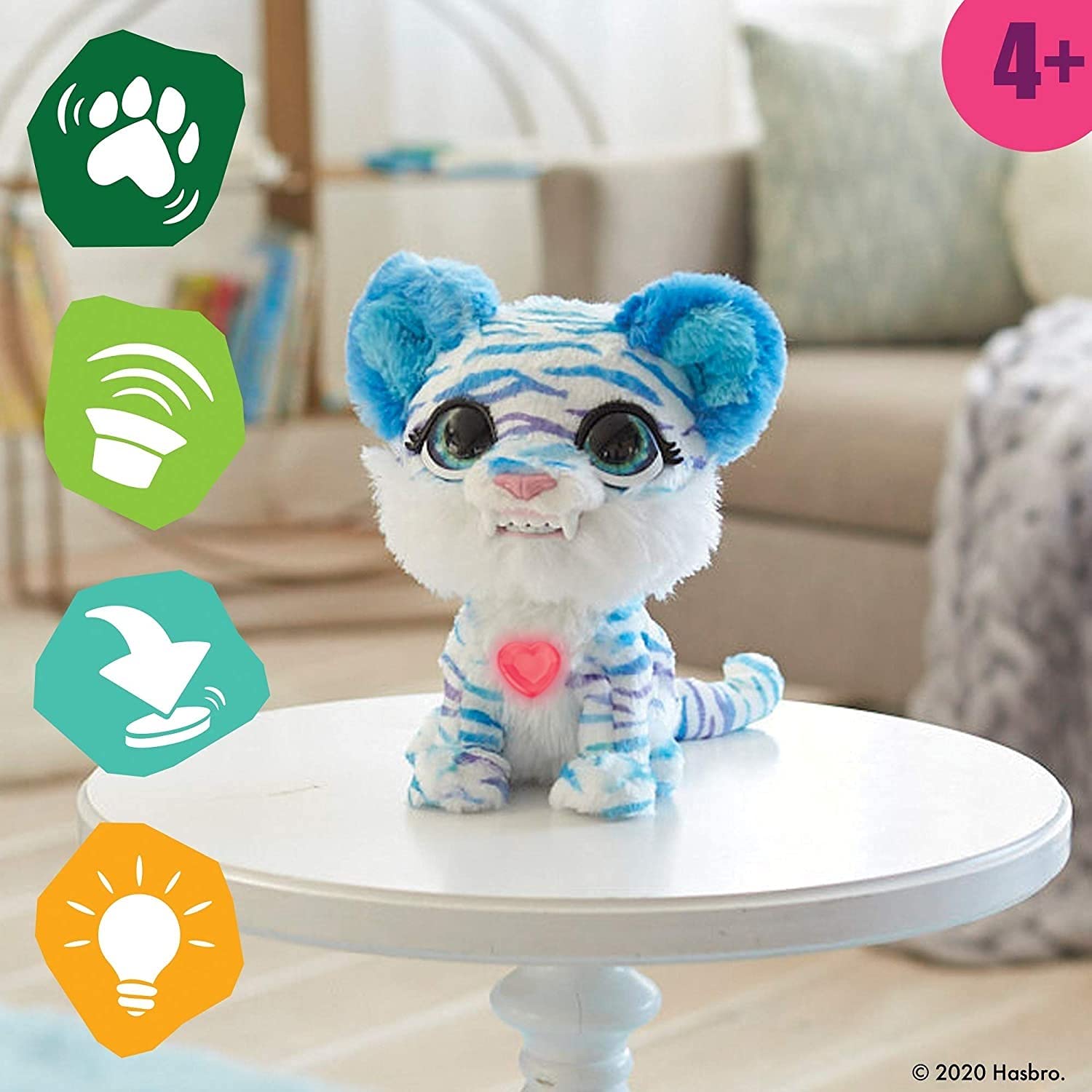 WJJ Electronic pet Friend Walking pet pet Baby Toy Brontosaurus Rabbit Tiger Lion King