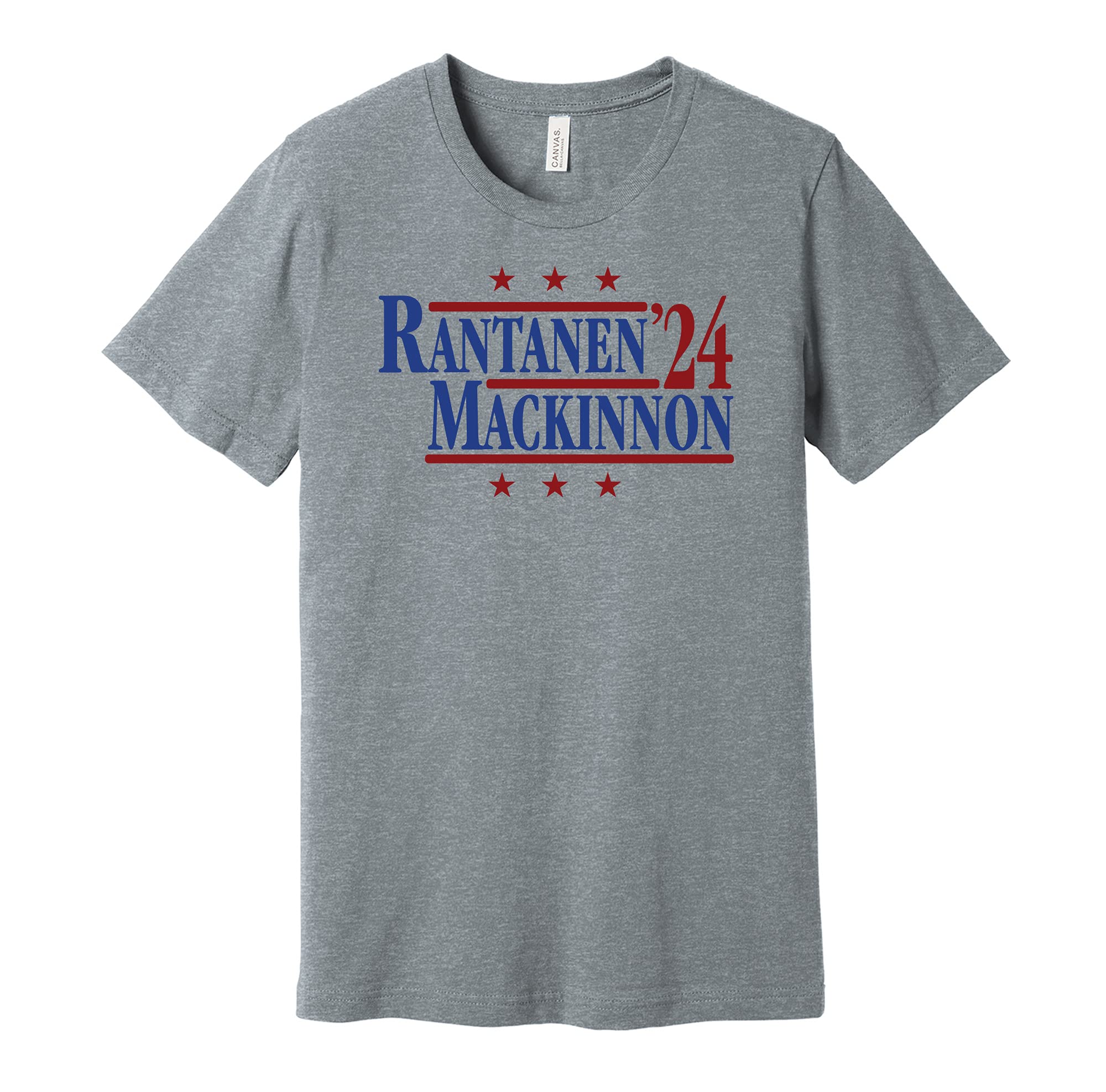 Rantanen & MacKinnon '24 - Political Campaign Parody Shirt - Grey - Medium