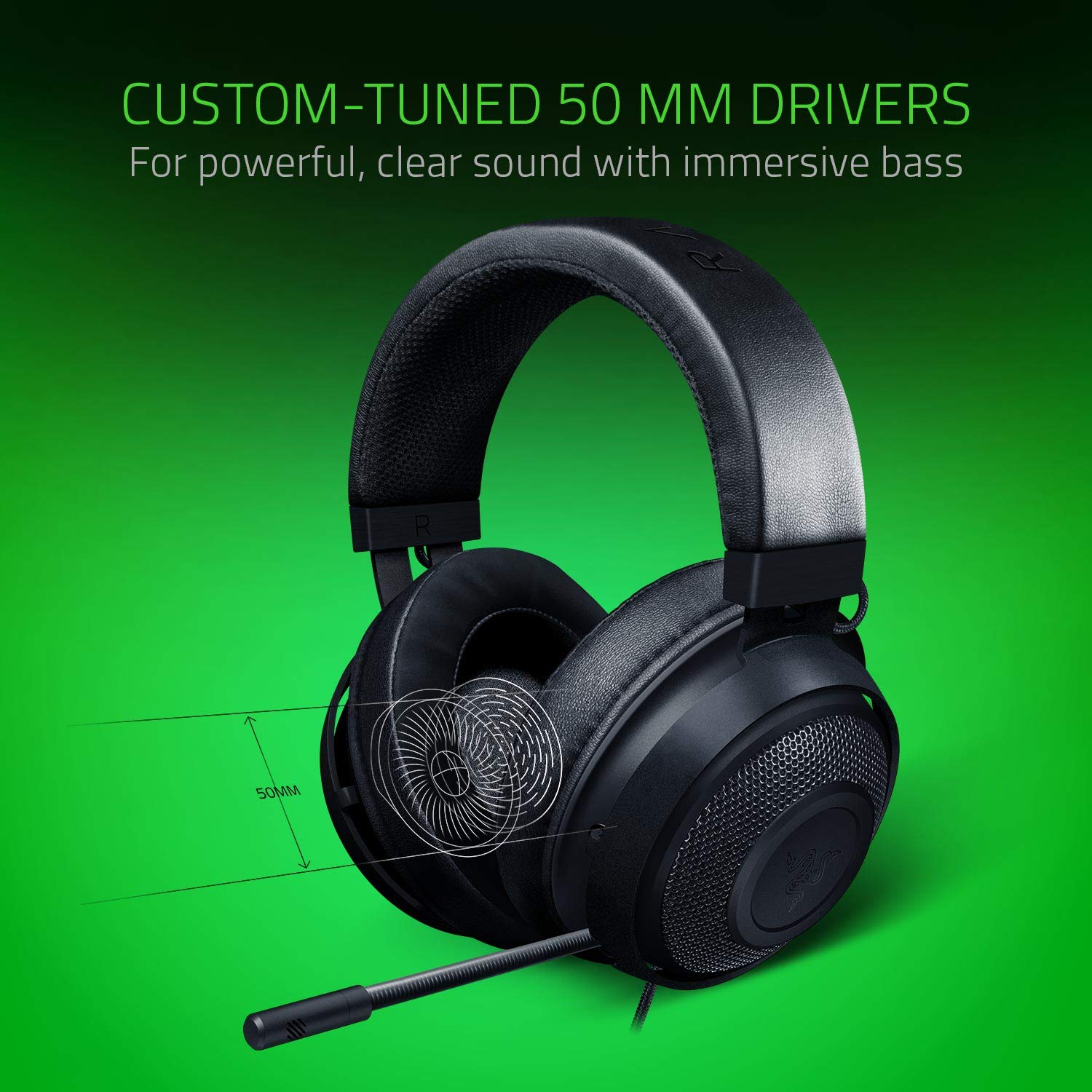 Razer Kraken Gaming Headset, Black & Cynosa Chroma Gaming Keyboard: 168 Individually Backlit RGB Keys - Spill-Resistant Design - Programmable Macro Functionality - Quiet & Cushioned