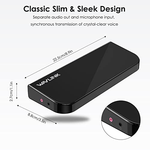 WAVLINK USB Laptop Docking Station Dual Monitors, DisplayLink Computer Dock for M1 M2 Mac and Windows, ChromeOS, Ubuntu 20.04/22.04 (HDMI & HDMI/DVI/VGA, 6xUSB Ports, LAN, Audio)