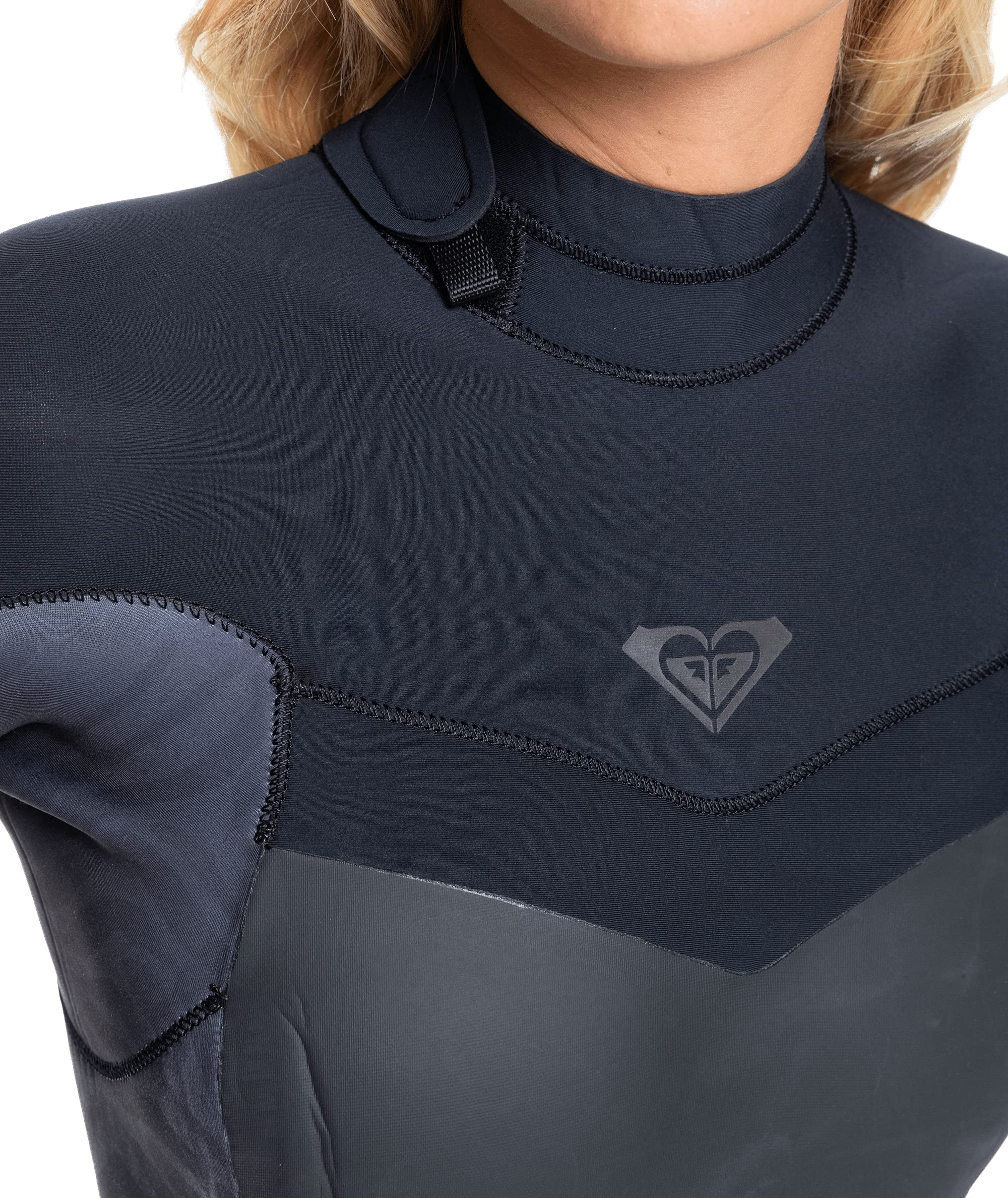 Roxy Womens 4/3 Syncro Back Zip GBS Wetsuit (Jet/Black, 10)