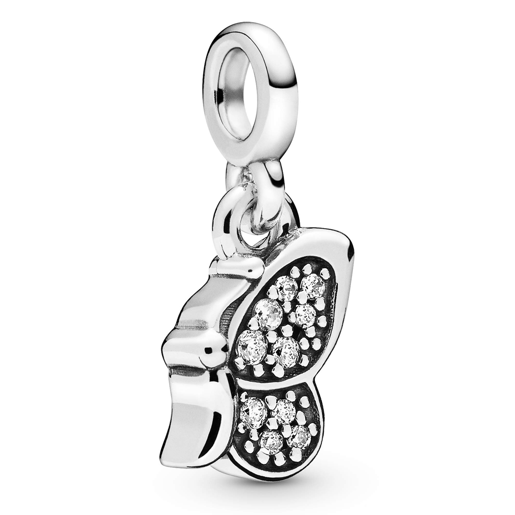 Pandora ME Jewelry Butterfly Dangle Cubic Zirconia Charm in Sterling Silver