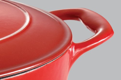 Tramontina Enameled Cast Iron Covered Dutch Oven 7-Quart Gradated Red, 80131/052DS