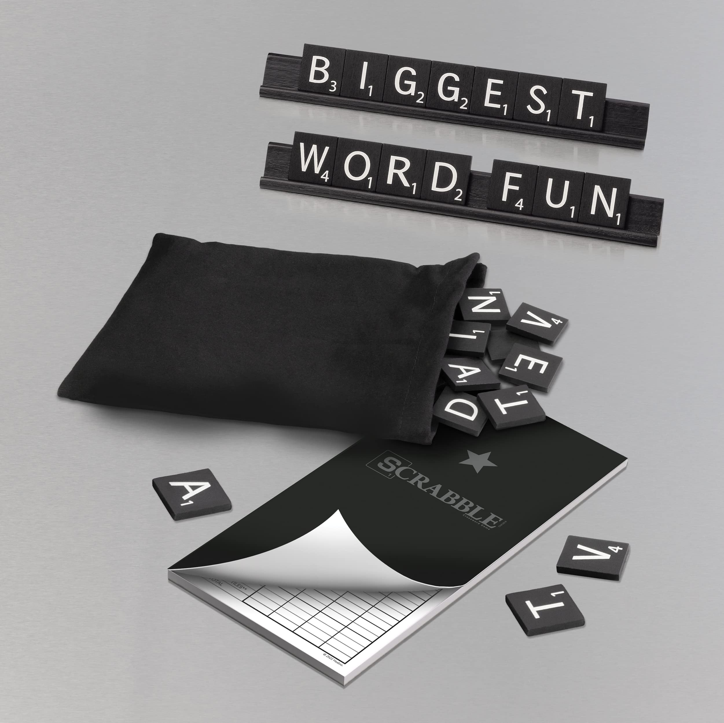 WS Game Company Scrabble Giant Deluxe Black Edition