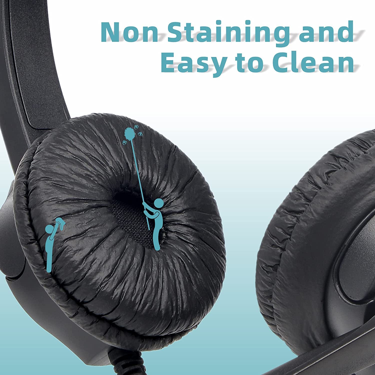 Suifdu USB Binaural Headset, PC Headset with Microphone Noise-Cancelling, Computer Headphone for PC iPhone Laptop Business Skype Softphone Call Center Office