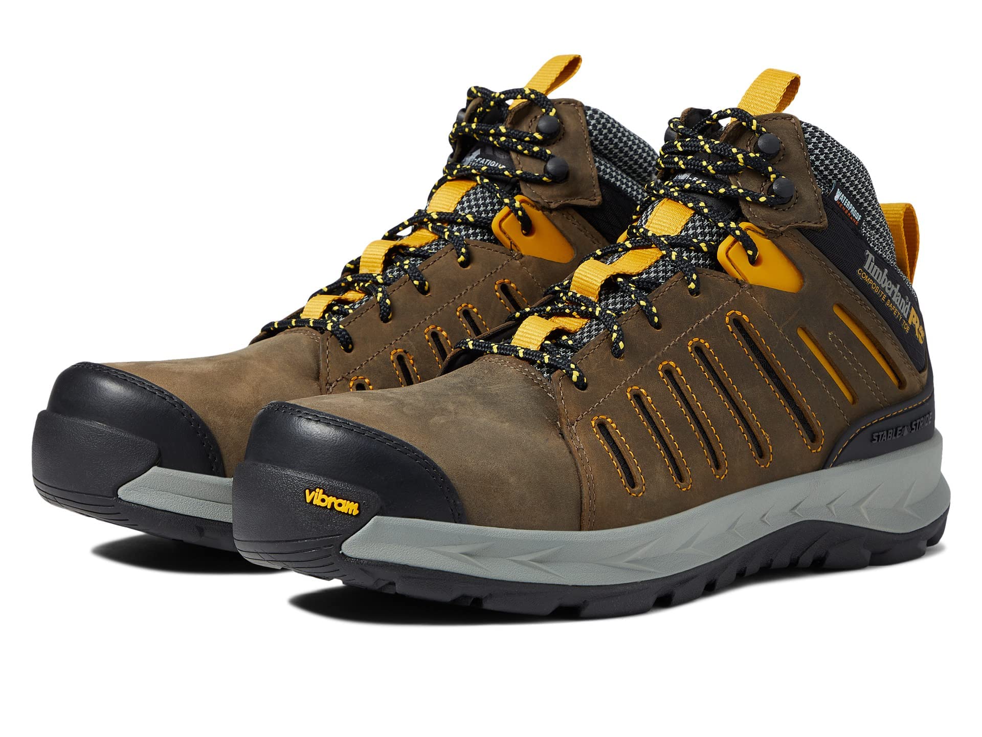 Timberland A41UY100M TrailWind NT WP Brown: Brown Yellow 100M