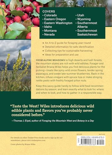 Mountain States Foraging: 115 Wild and Flavorful Edibles from Alpine Sorrel to Wild Hops (Regional Foraging Series)