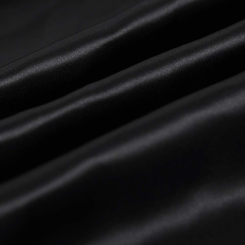 Natural White 100% Pure Silk Fabric Solid Color Charmeuse Fabrics by The Pre-Cut 1 Yard for Sewing Width 44 inch