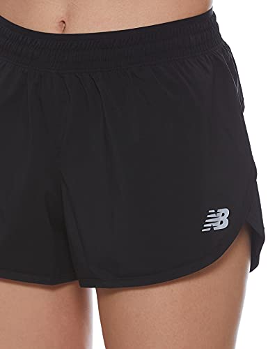 New Balance Women's Accelerate 2.5 Inch Short, Black , Small