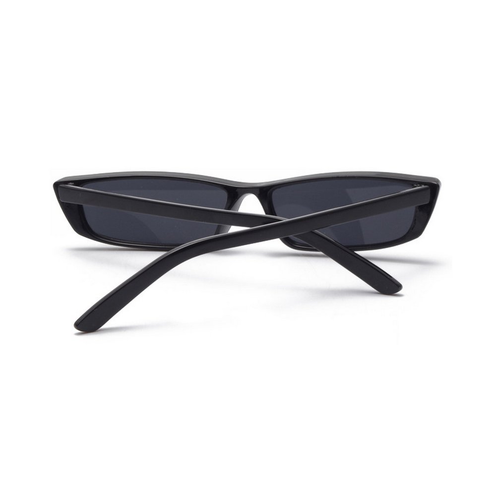 mincl/Bold Small Frame Sunglasses Stylish Fashion Designer Rectangle Frame Shades (brown)