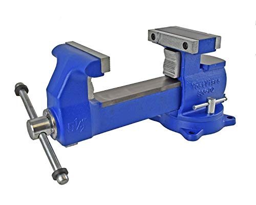 Yost Vises 855-D2 Industrial Grade Reversible Vise, 5.5", Blue