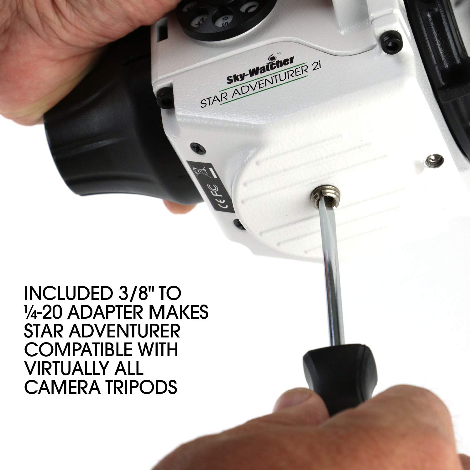 Sky Watcher Star Adventurer 2i Astro Pack β Motorized DSLR Night Sky Tracker for Portable Nightscapes, Time-Lapse, and Panoramas β Remote Camera Control β Long Exposure Imaging (S20510), Black