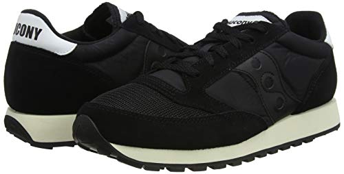 Saucony Originals womens Jazz Original Vintage Sneaker, Black/Black, 7 US