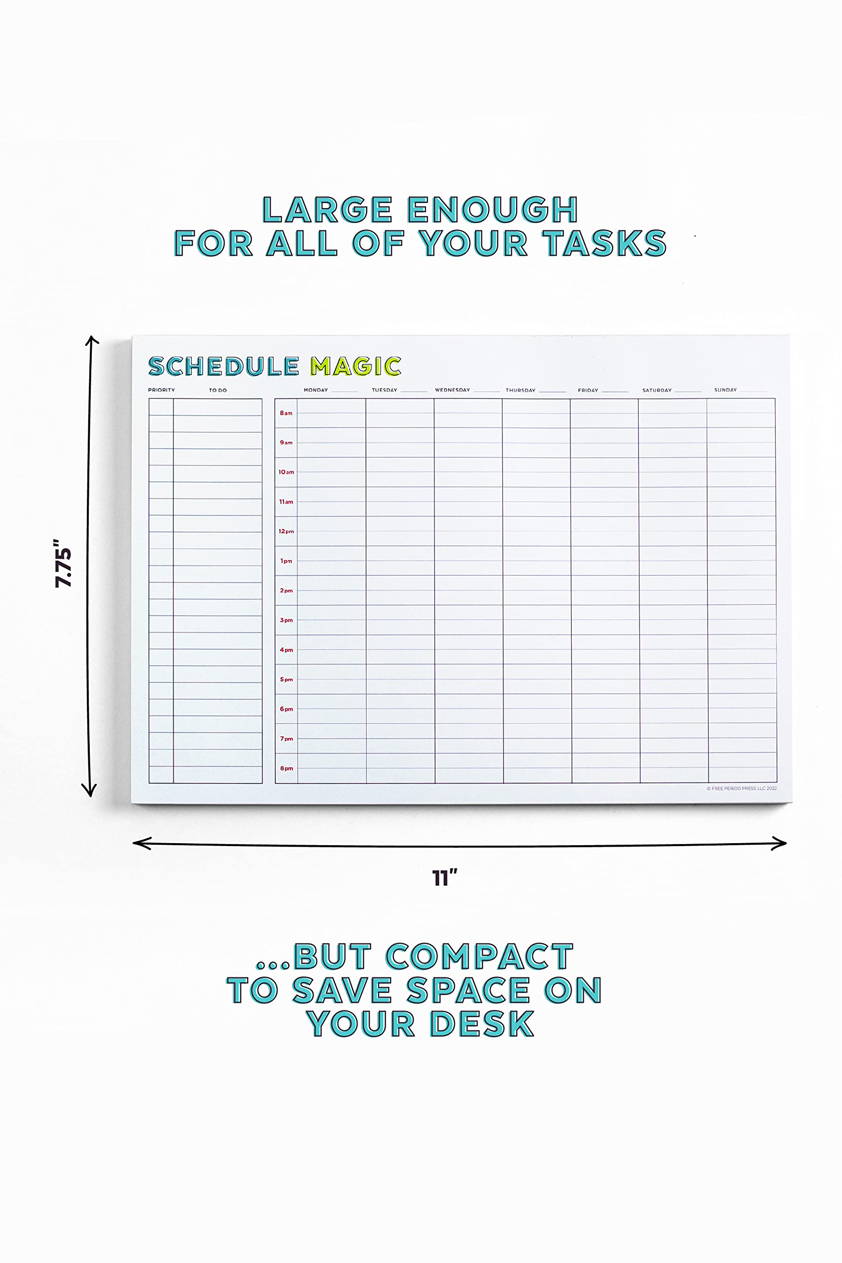 Schedule Magic Time Blocking Planner (Weekly)