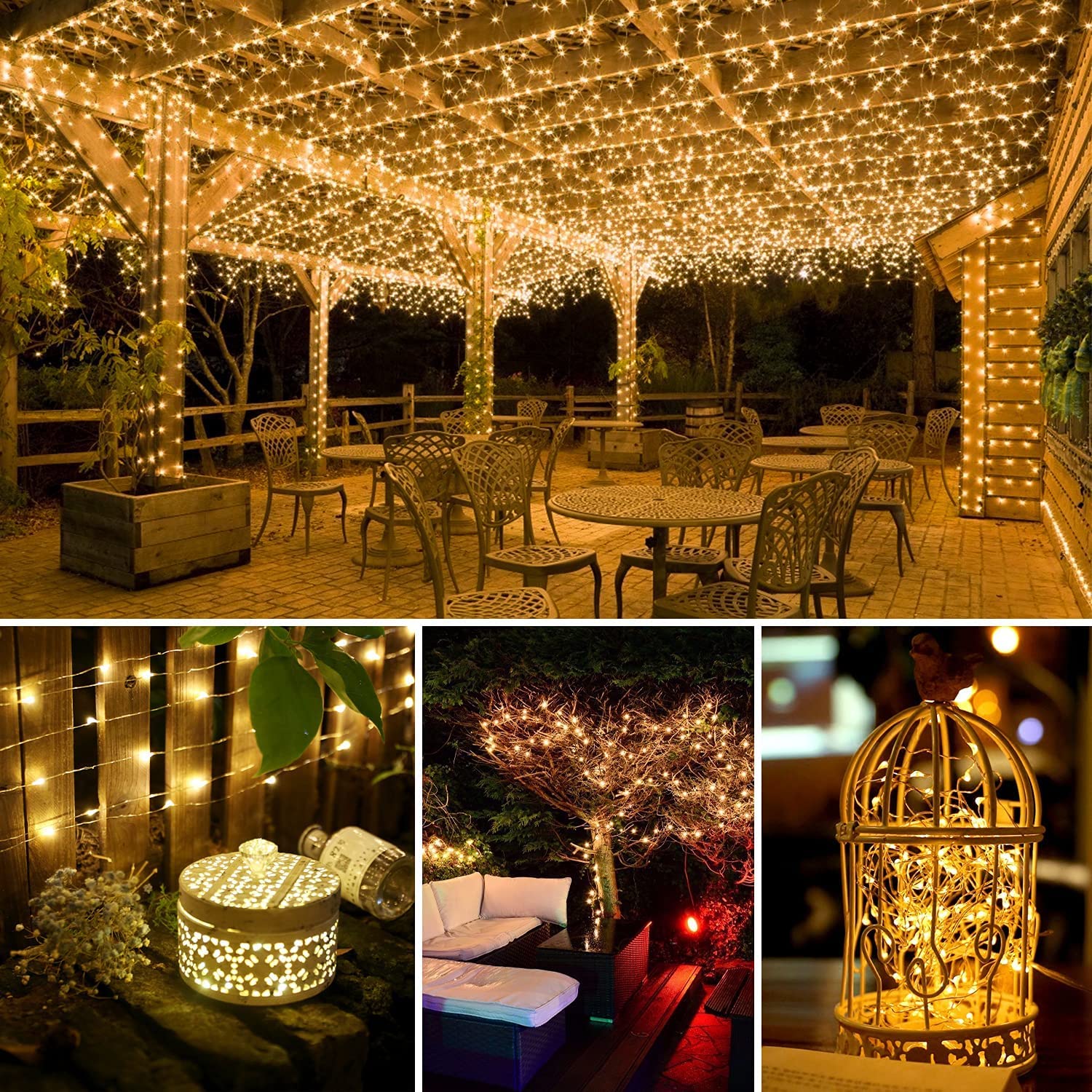 Nasharia Curtain Light 300 LED, Curtain String Light with 8 Modes Remote Control Timer,Twinkle Lights for Bedroom Christmas Party Home Garden Outdoor Indoor Wall Decorations(Warm White)