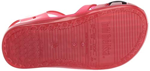 mini melissa Baby-Girl's Mini Aranha + Mickey and Friends Slipper, RED Blue, 10 Medium US Toddler