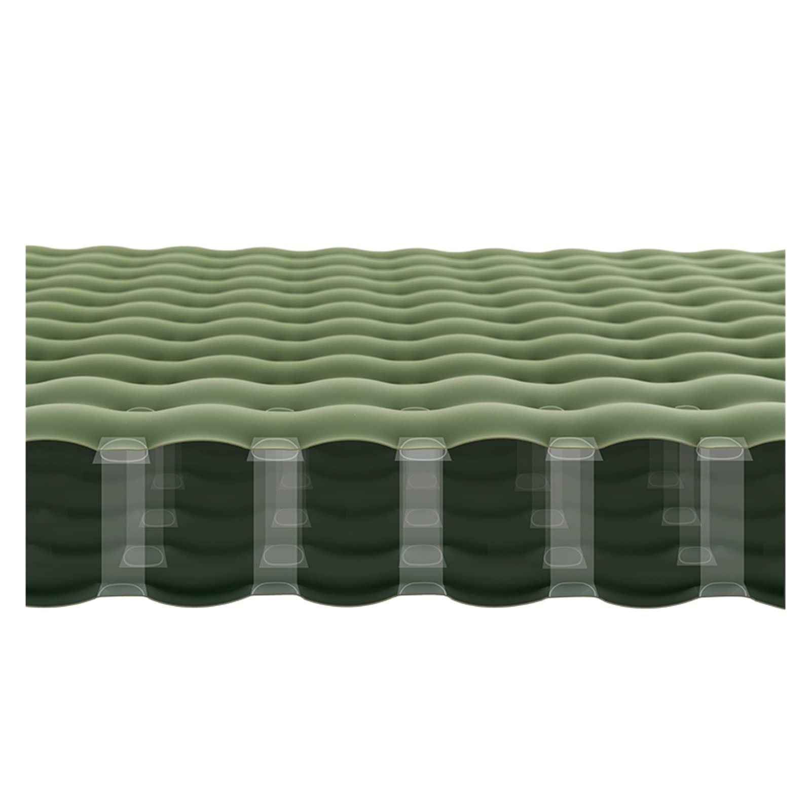 SMKOOP Thicken Camping Air Bed Mat Outdoor Inflatable Mattress Ultralight Portable Outdoor Camping Mattress Moisture-Proof Pad