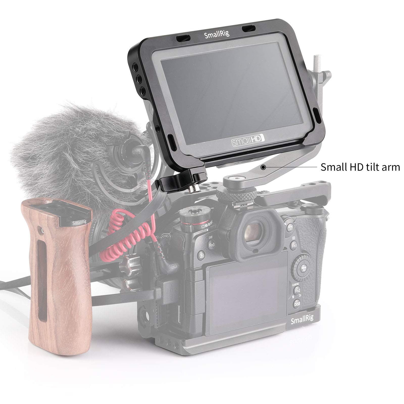 SmallRig Monitor Cage with Sunhood for SmallHD Focus Series 5”Monitor 2249