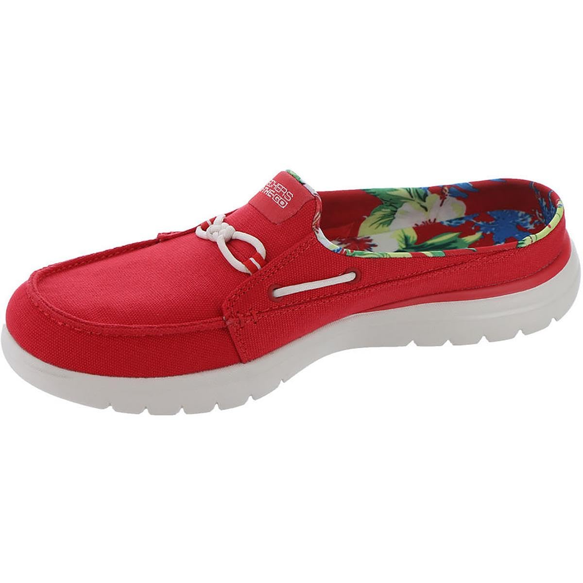 Skechers Women's ON-The-GO Flex-Boat Shoe, Red, 8