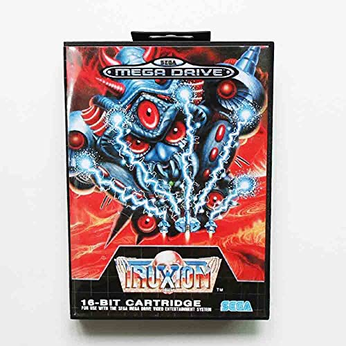 Truxton Game Cartridge 16 Bit MD Game Card With Retail Box For Sega Mega Drive For Genesis (Black)