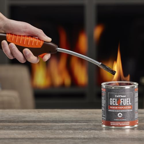 UniFlame - Gel Fuel, Premium Fireplace Fuel (12 Pack) | 12 13oz Cans