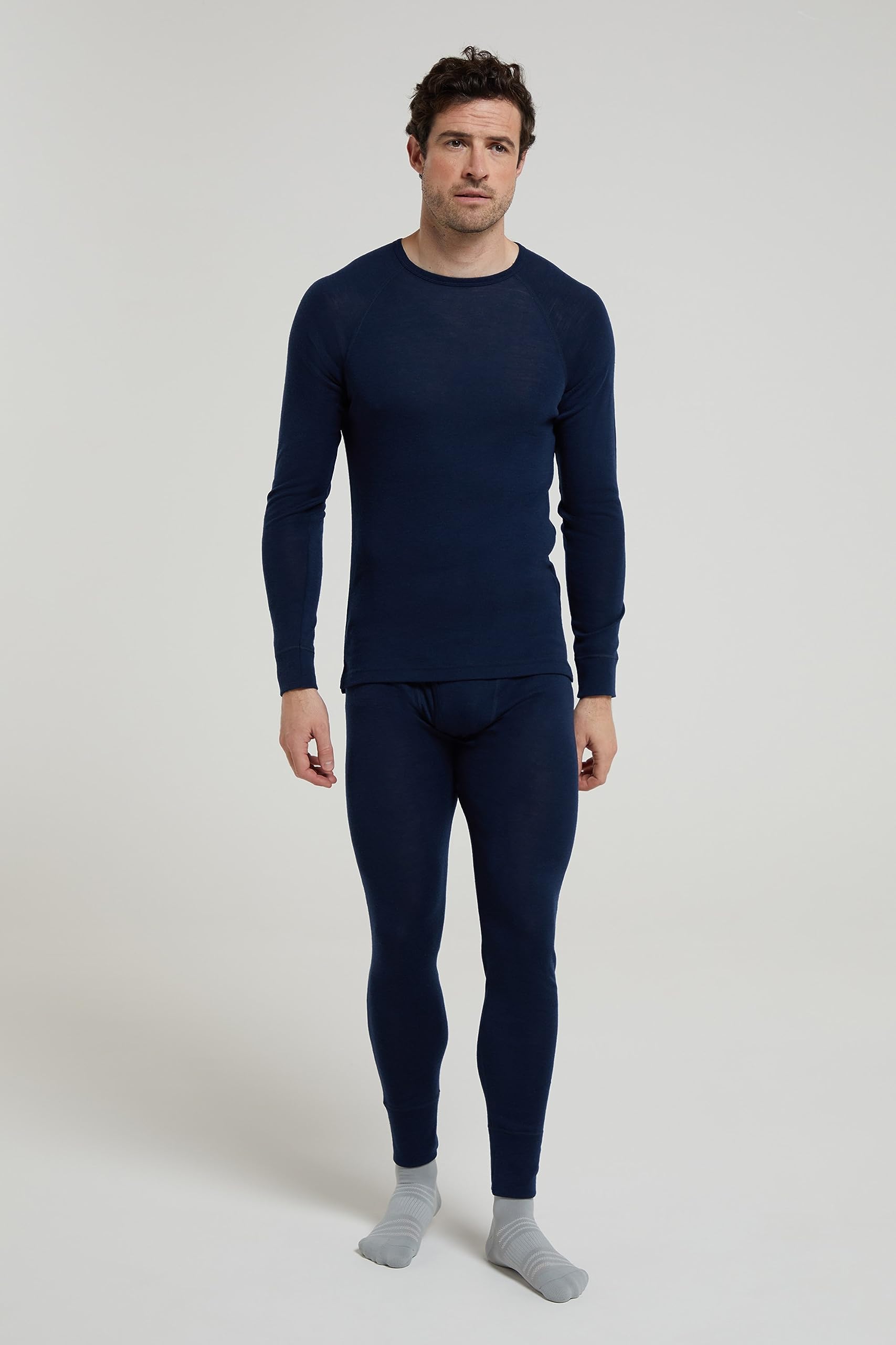 Mountain Warehouse Merino Mens Thermal Top Dark Grey Large