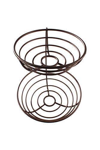 Spectrum Diversified Arched 2-Tier Server for Storage and Organization of Fruit Vegetables Produce and More, Bronze