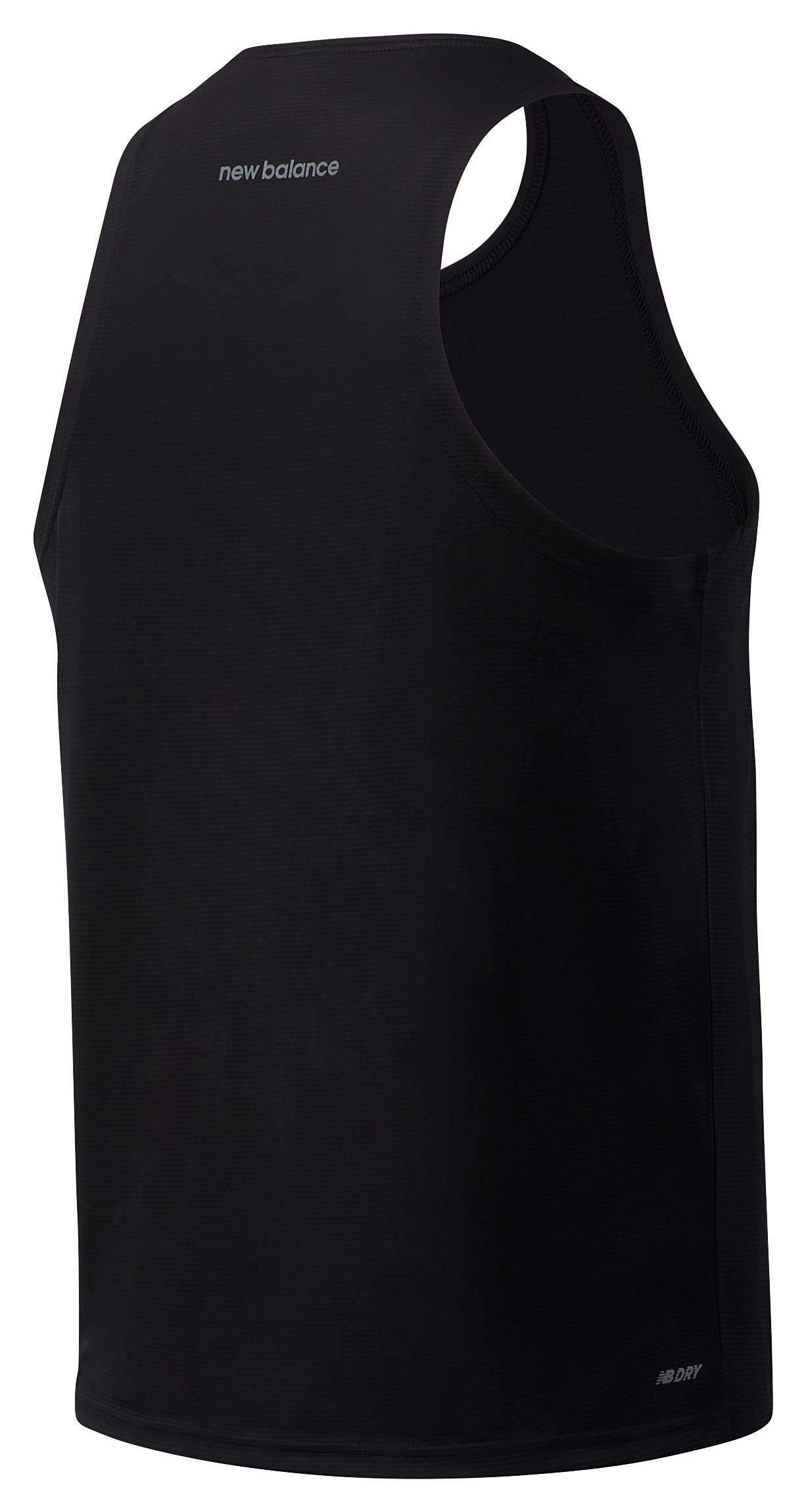 New Balance Men's Accelerate Singlet, Black , X-Large