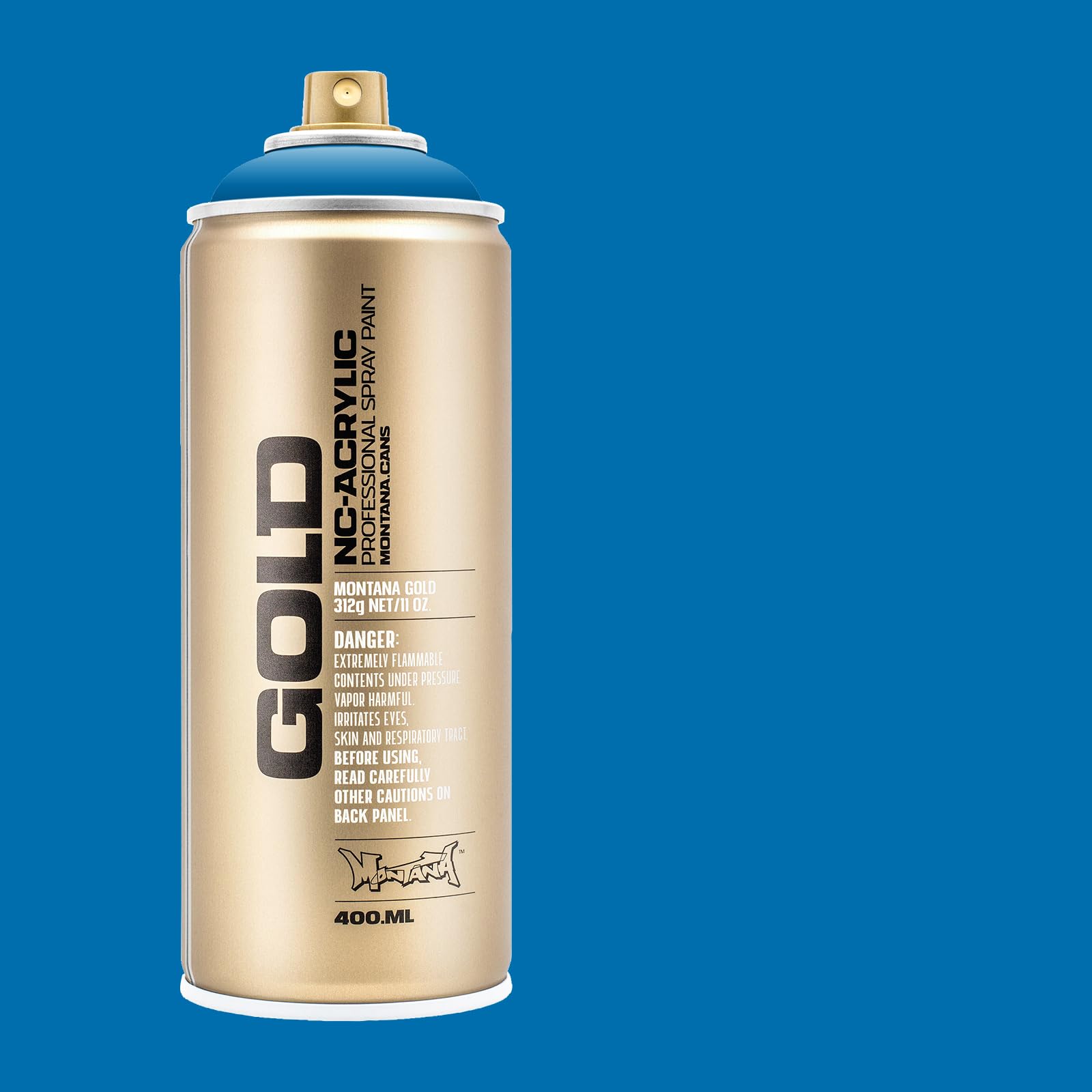 Montana Cans Montana GOLD 400 ml Color, Blue Magic Spray Paint (13.5 Fl Oz) (MXG-G5060)