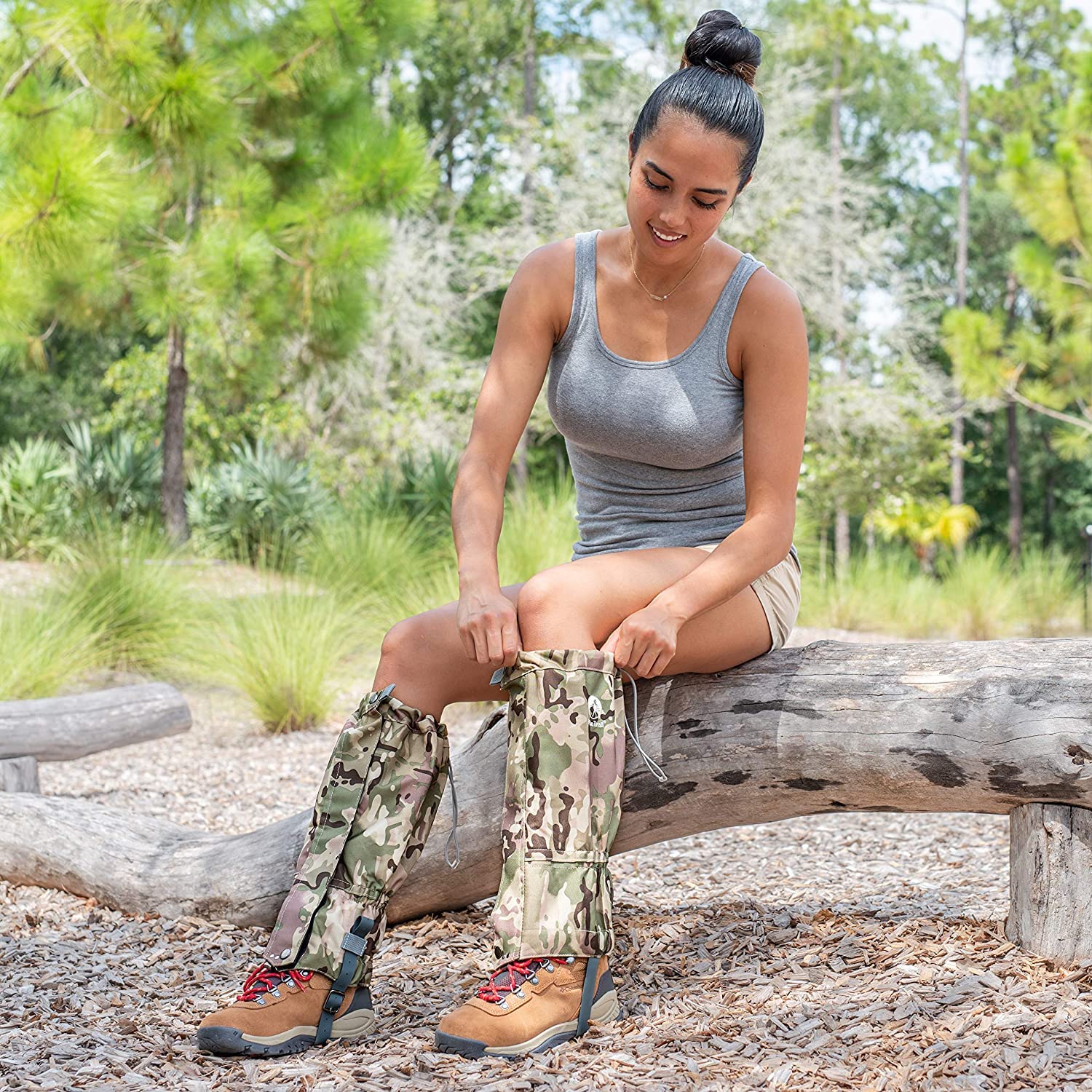 Pike Trail Waterproof Adjustable Leg Gaiters: for Hiking in Mud, Sand, and Snow - Hunting, Mountain Climbing, or Snowshoeing