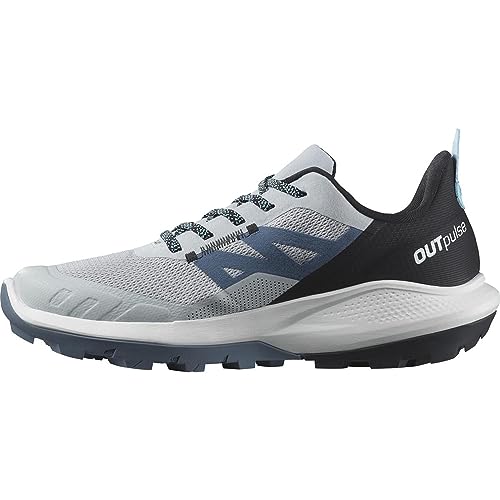 Salomon Women's OUTpulse W Hiking Shoe, Pearl Blue, 7