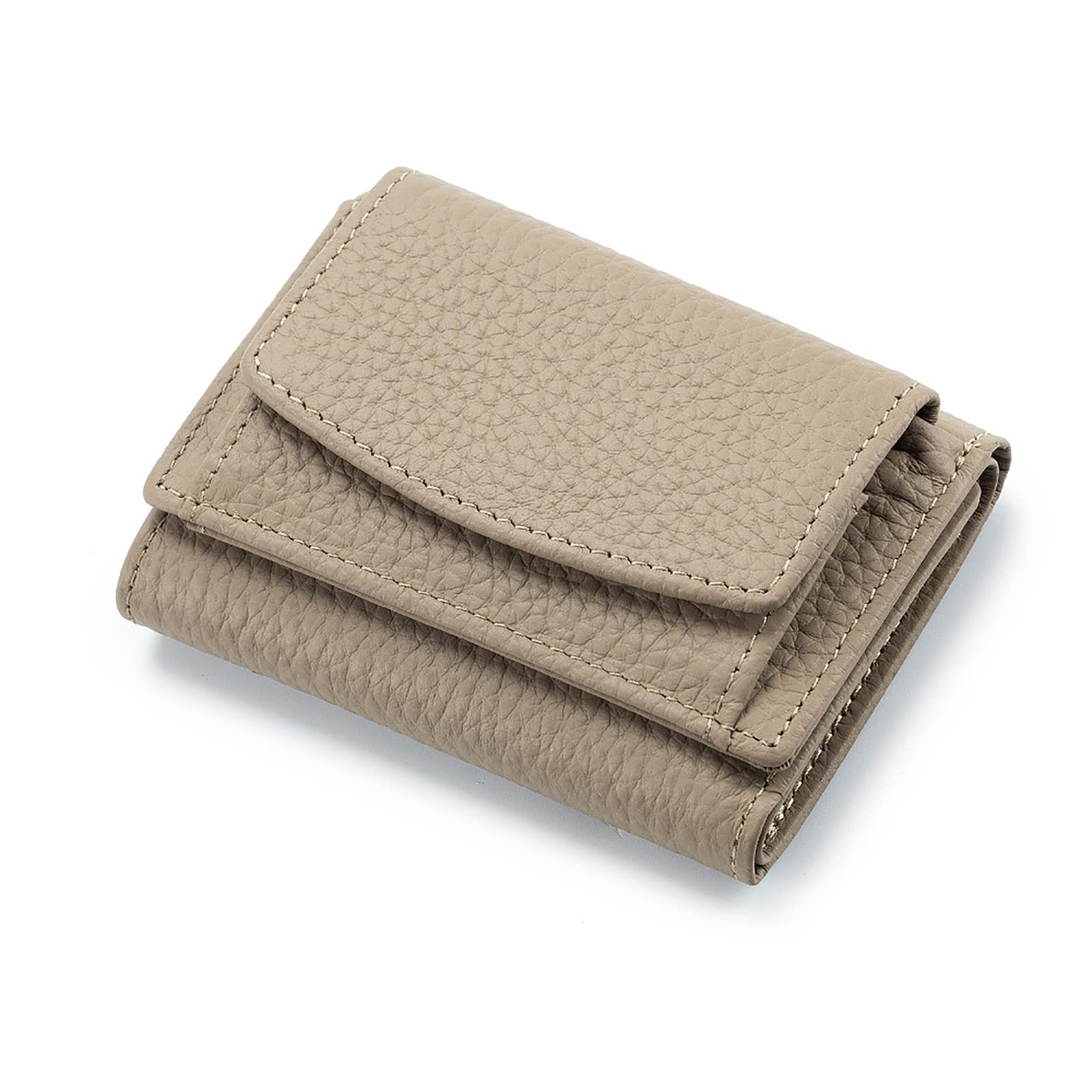Women's Foldable Short Wallet, Handmade RFID Soft Leather Purse (10)