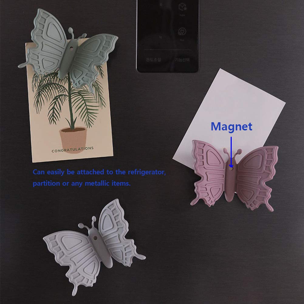 SNT Butterfly Silicone Potholder Heat Resistant Lid Lifters Magnetic Pinch Mitts Set of 8