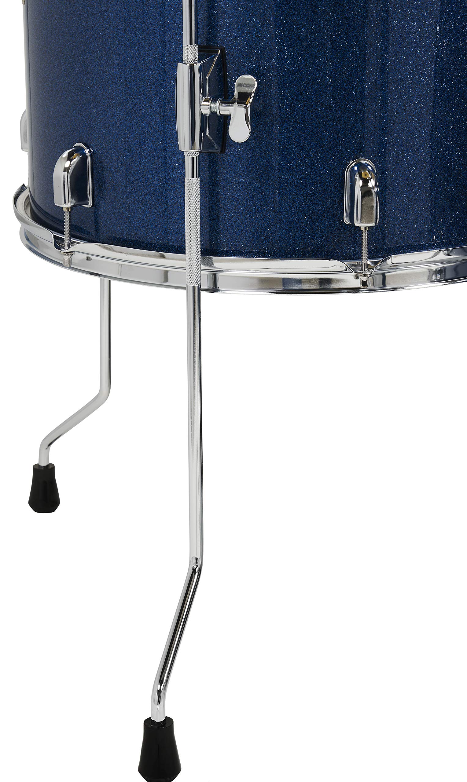 PDP By DW Center Stage Complete Drumkit, 5 Drum Set, Royal Blue Sparkle, 7x10, 8x12, 12x14 Floor, 14x20 Kick, 5x14 Snare (PDCE2015KTRB)