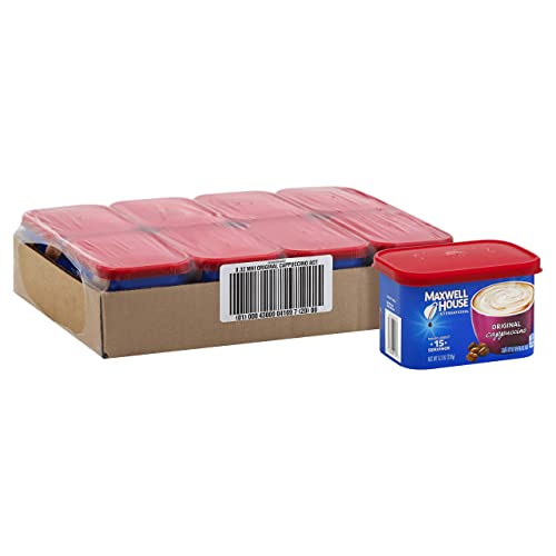 Maxwell House Original Cappuccino Cafe Style Instant Beverage Mix, 8.3 Ounce - 8 per case.