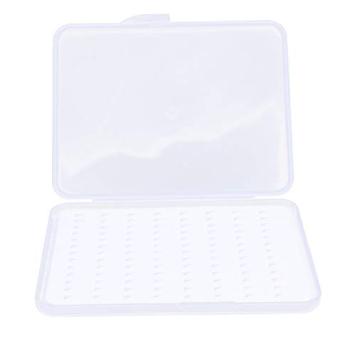 Qqmora 3Pcs Lightweight and Compact Single Sided Transparent Fly Fishing Hook Box,Accessory Storage Box(Medium)