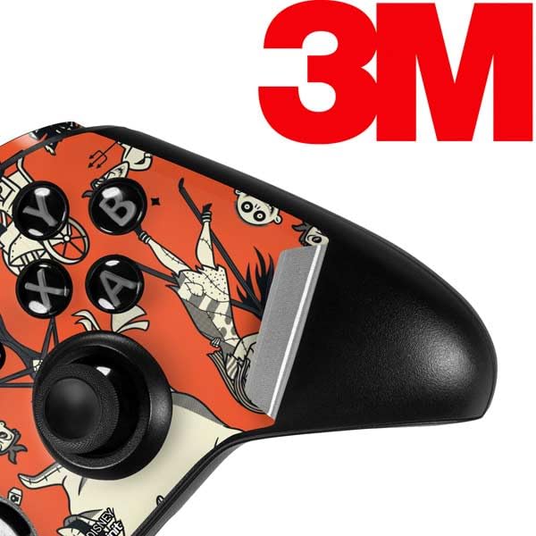 Skinit Decal Gaming Skin Compatible with Xbox One Elite Controller - Officially Licensed Disney The Nightmare Before Christmas Character Pattern Print Design
