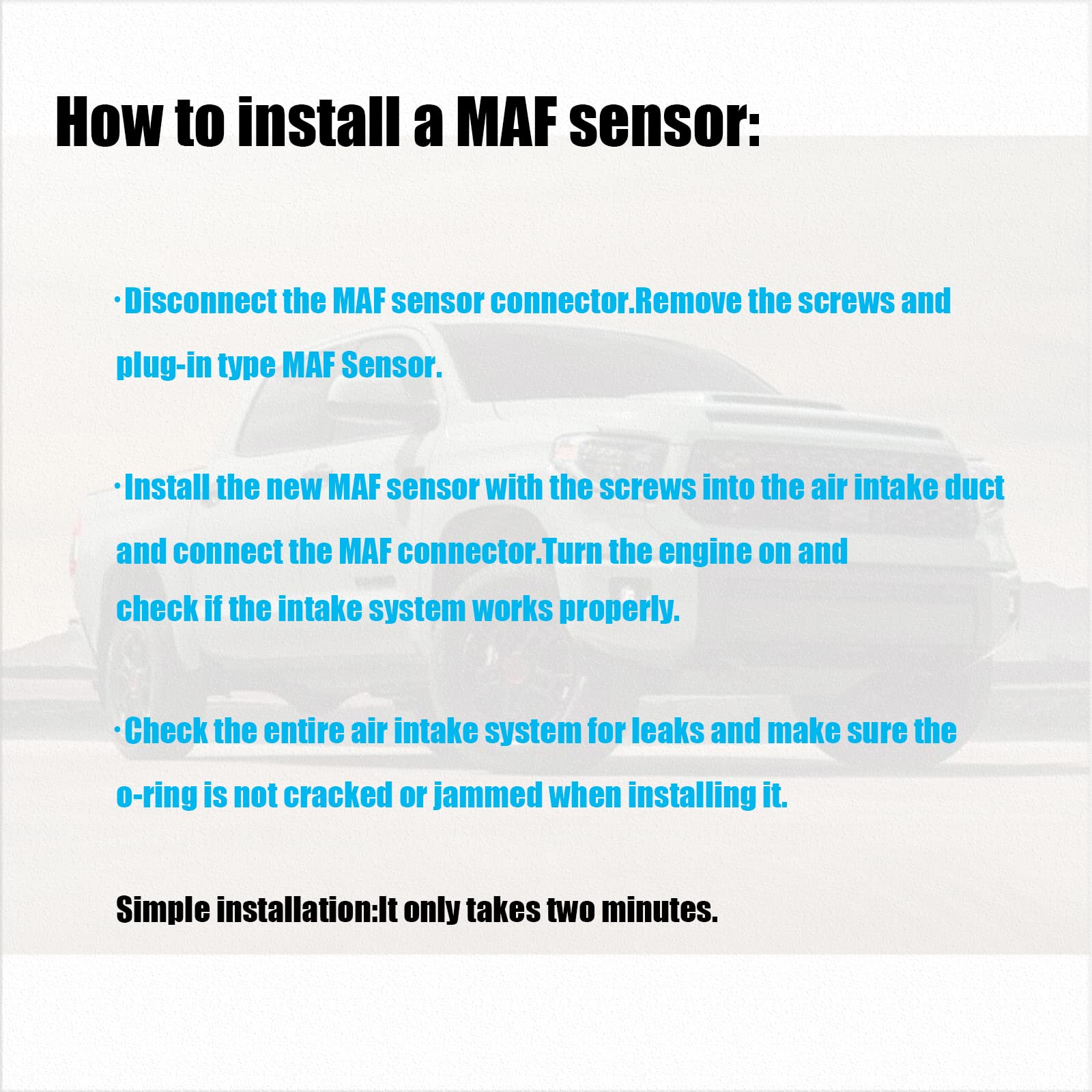 OYEAUTO Mass Air Flow Sensor 22204-22010 Compatible With Toyota 02-06 Camry 03-08 Corolla 01-10 Highlander 00-07 4Runner 99-10 Tacoma 3.4L 4.0L 01-05 RAV4 Lexus ES300/RX300 3.0L