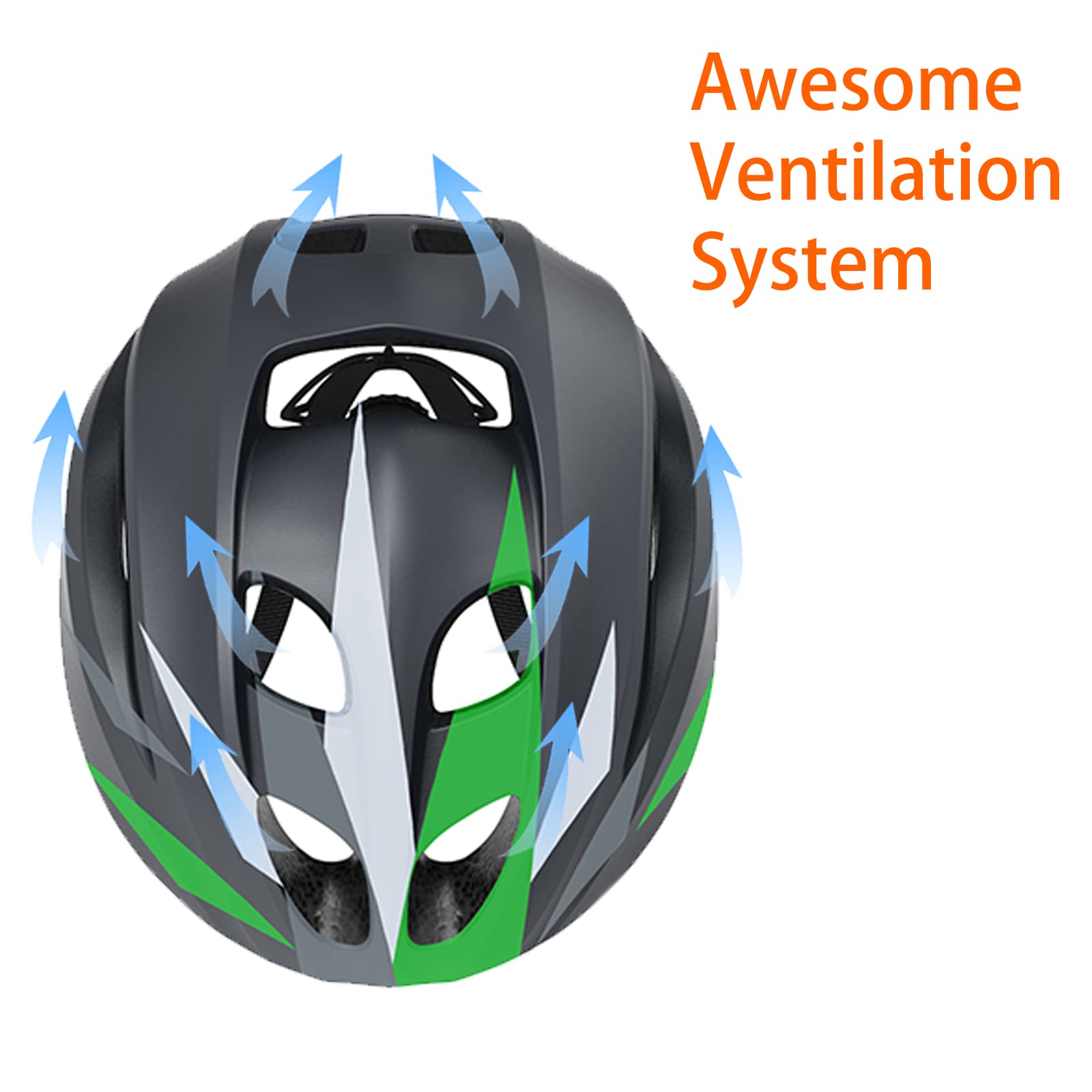 Smart4u SH20 Bluetooth Mountain Bike Helmet with Speakers & Built-in Microphone, CE CPSC Certified, Ultralight & Ventilated, MTB&Road Bike Helmet for Adults Men Women