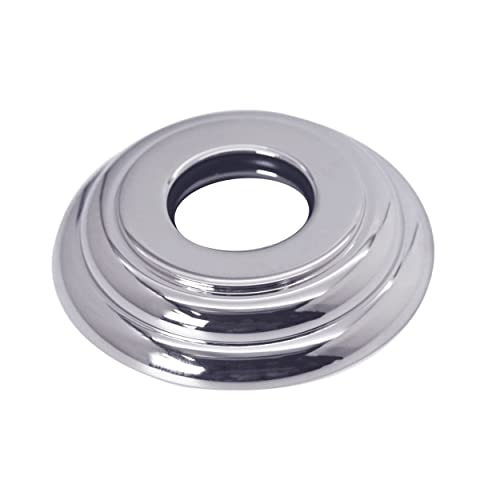 Westbrass 1/2" IPS x 19" Ceiling Mounted Shower Arm with Flange, Polished Chrome, D3619A-26