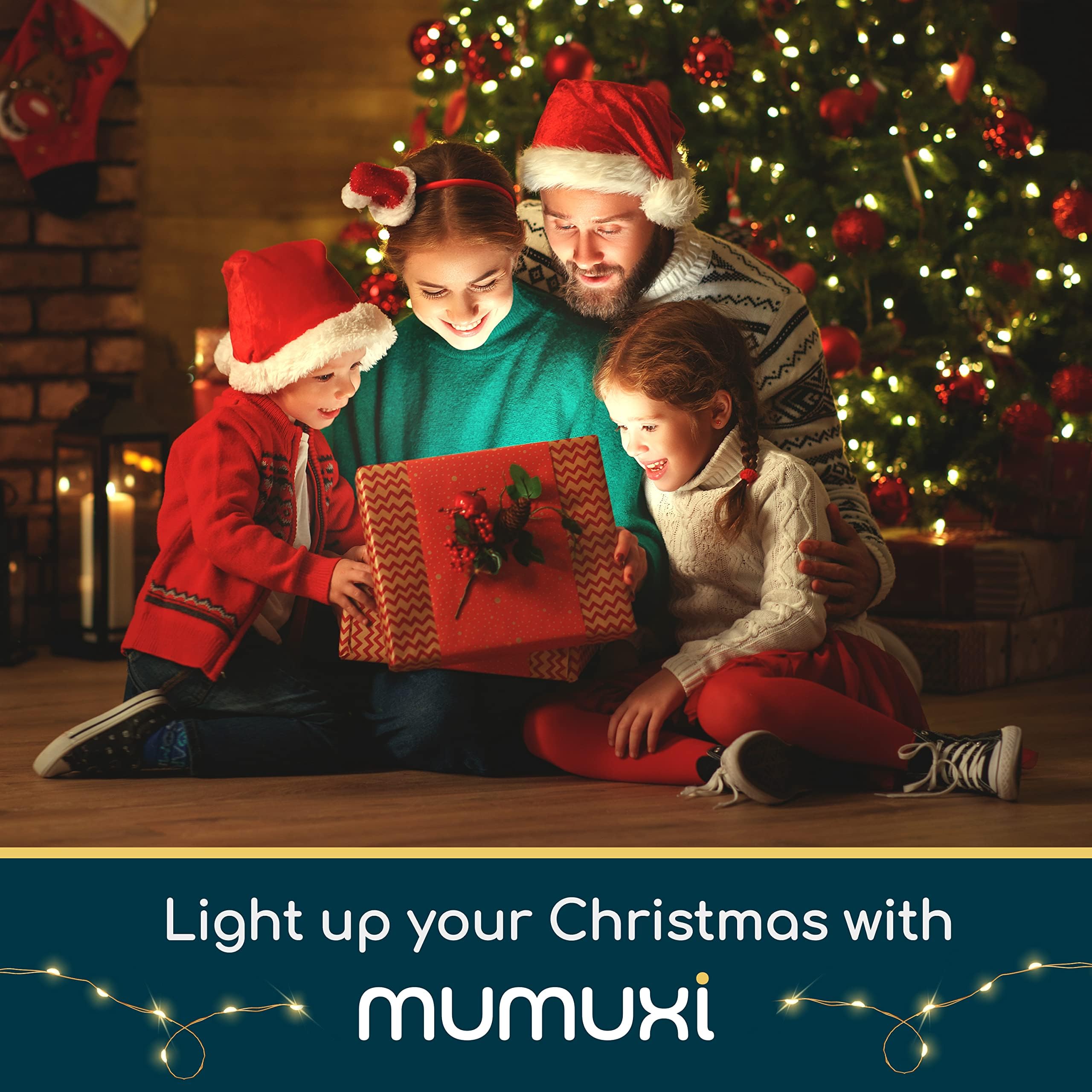 MUMUXI LED Fairy String Lights Battery Operated [20 Pack], 3.3ft 20 Mini Fairy Lights Powered Party Wedding Centerpiece Decorations Crafts Mason Jar Firefly Lights, Warm White