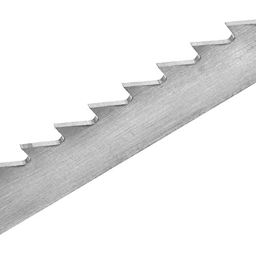 ZUZZEE 2 pcs 300mm Stainless Steel Reciprocating Saw Blades Cutting Tools, Unpainted Blades for Food Cutting Ice, Frozen Meat, Bone, Beef (12 Inch)