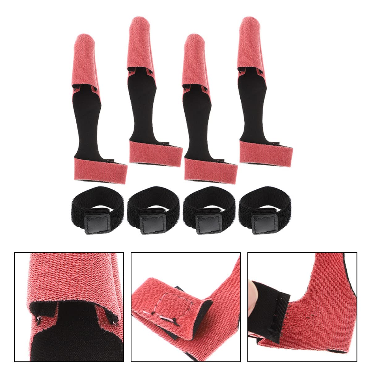 TEHAUX Fishing Rod Sleeve, Rod Covers Sleeve Multi-Function Fishing Pole Socks Universal Protector Pole Strap Tools for Fishing Rod (16 Sets)