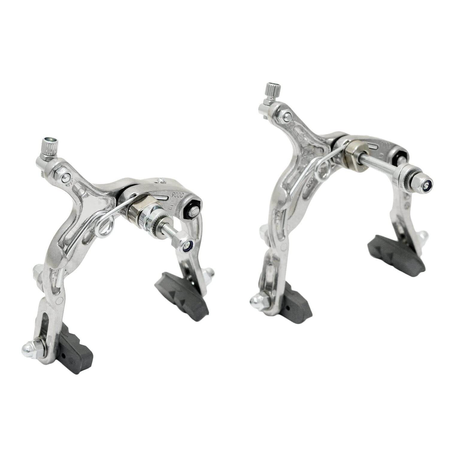TEKTRO 900C Road Calipers Brake Set Dual Pivot 72-92mm Nutted Mount, Silver, MH2649