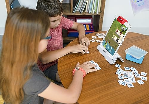 Osmo Genius Starter Kit - 7 Educational iPad Games for Spelling & Math, Ages 6-10