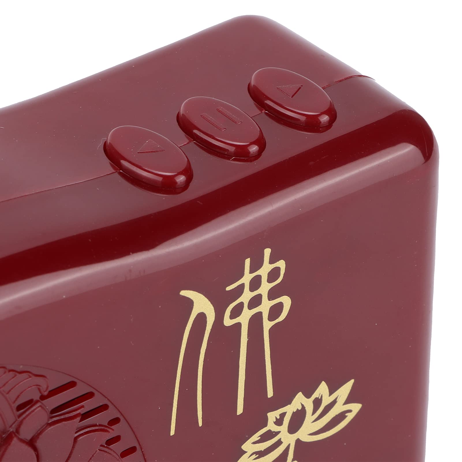 Shanrya Buddha Songs Player, Buddhist Chanting Player Buddhist Prayer Machine with Power Cable for Home for Family for Elders for Temple